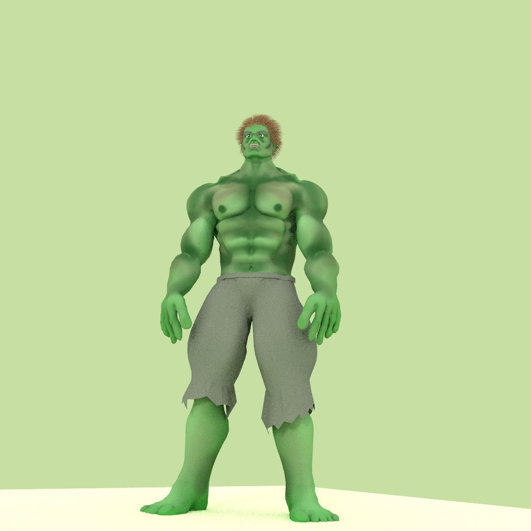 gamma wrestler 3d blend