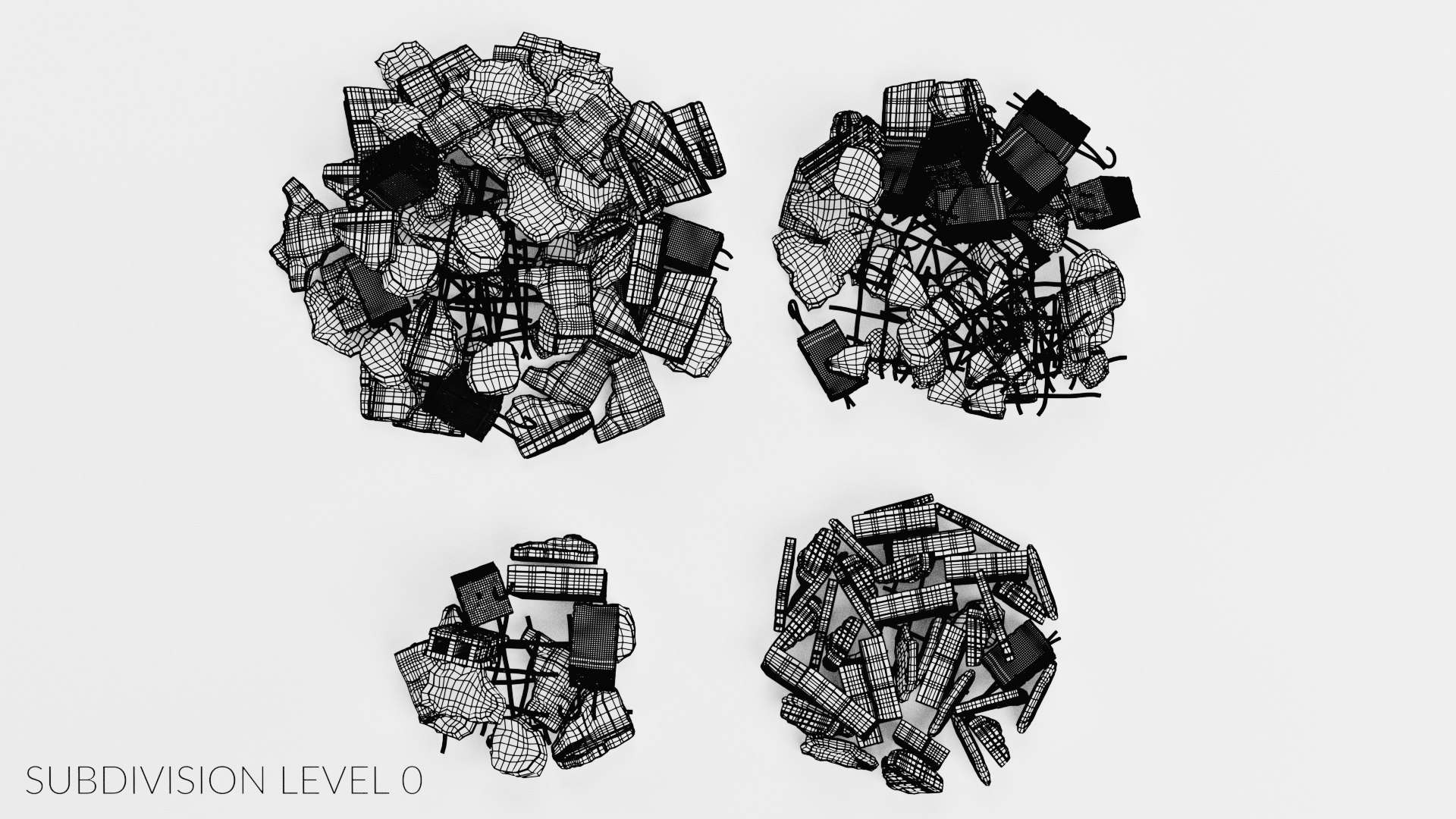 3D Piles Debris - TurboSquid 1521901