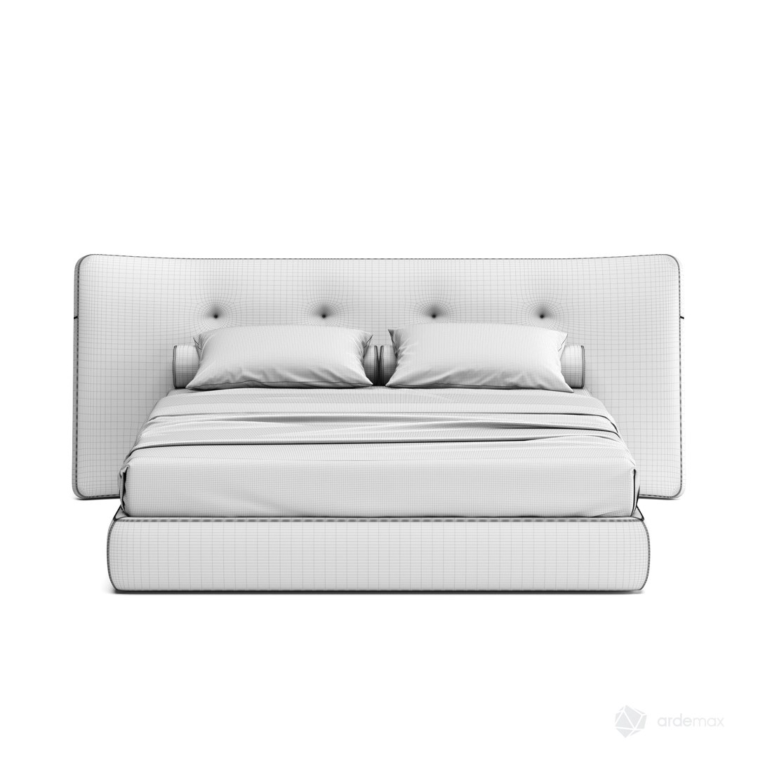 Poliform Rever Bed 3D Model - TurboSquid 1580255