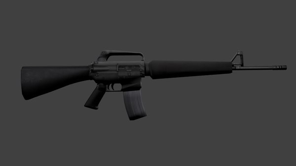 modelo 3d Low poly m16 - TurboSquid 1332078