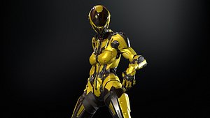 yellow cyborg