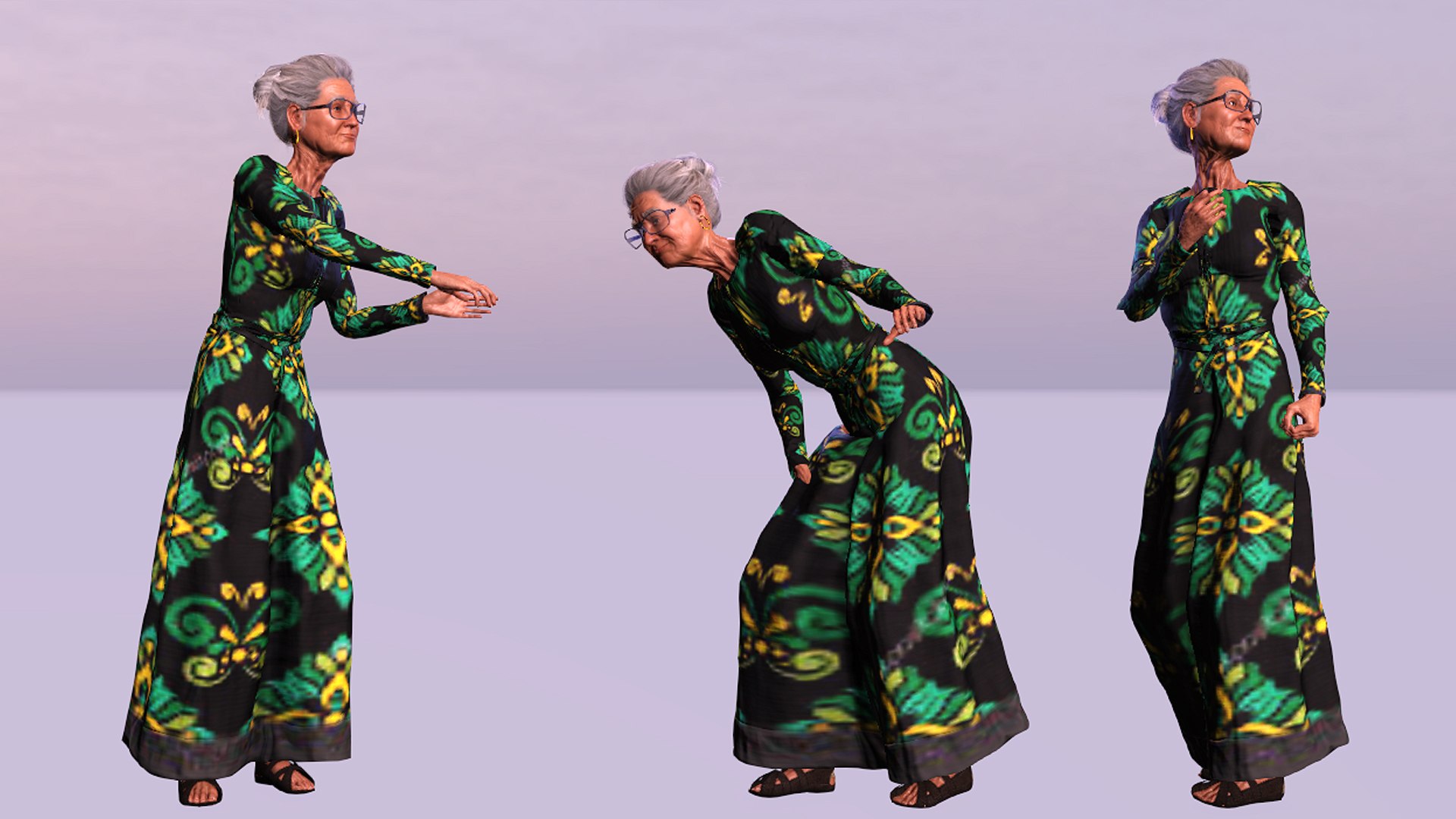 3D GRANDMA - TurboSquid 1808015