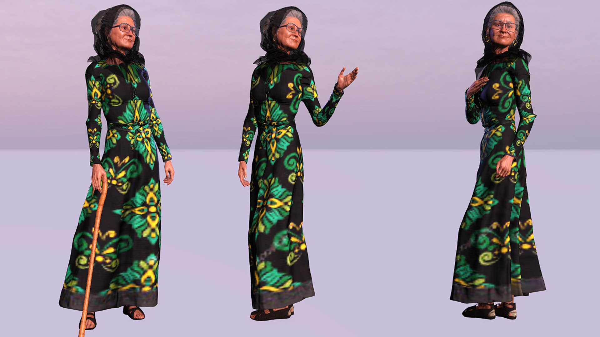 3D GRANDMA - TurboSquid 1808015