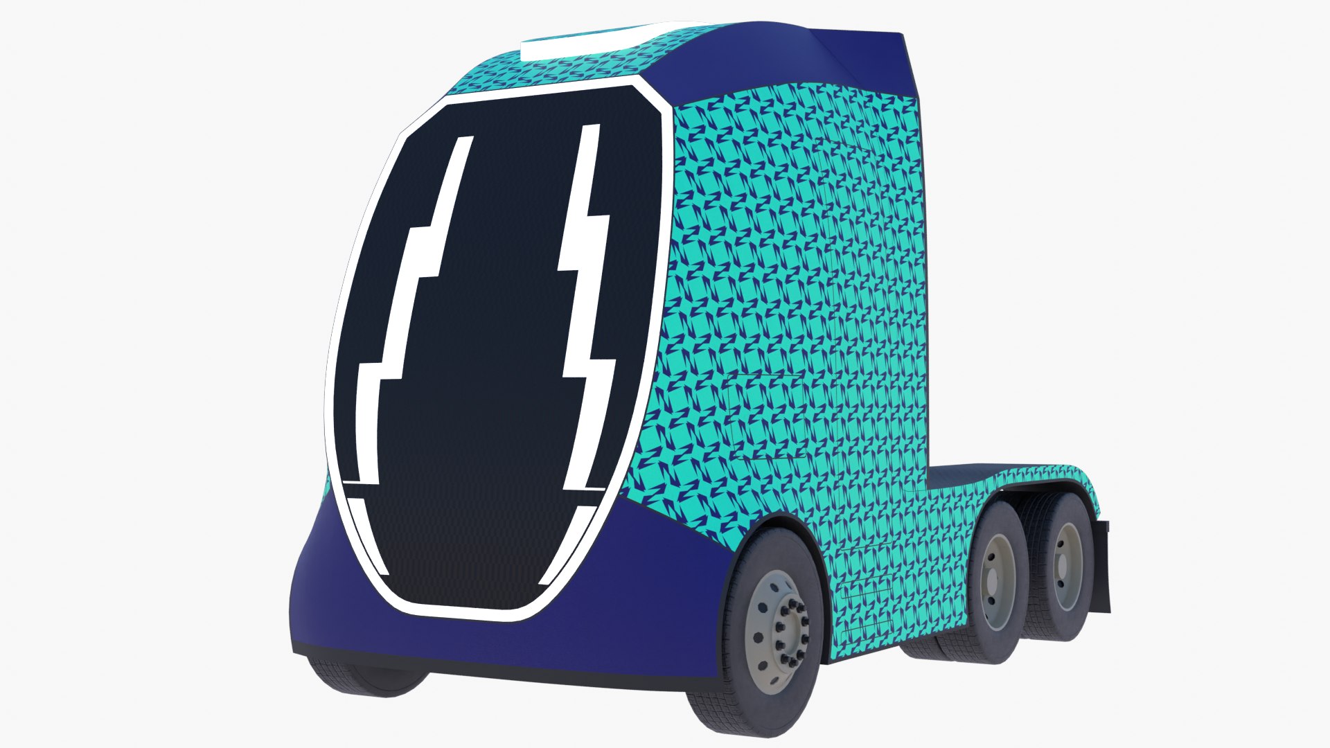 3D Model Future Semitrucks PBR - TurboSquid 2283561