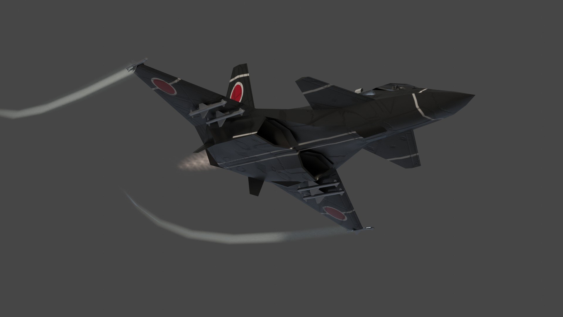 Skunk F-33 Lancer lowpoly concept jet fighter 3D model - TurboSquid 1815734