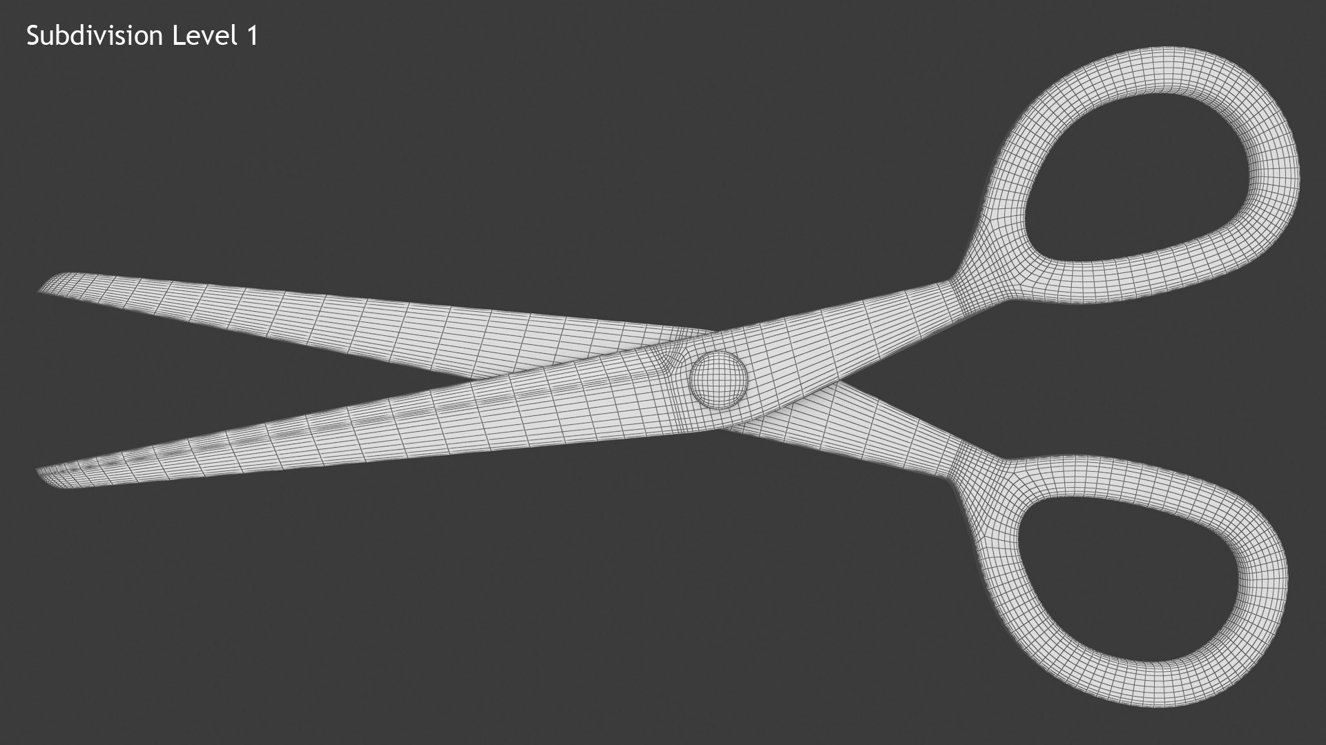 Chrome Scissors 3D Model - TurboSquid 1731448