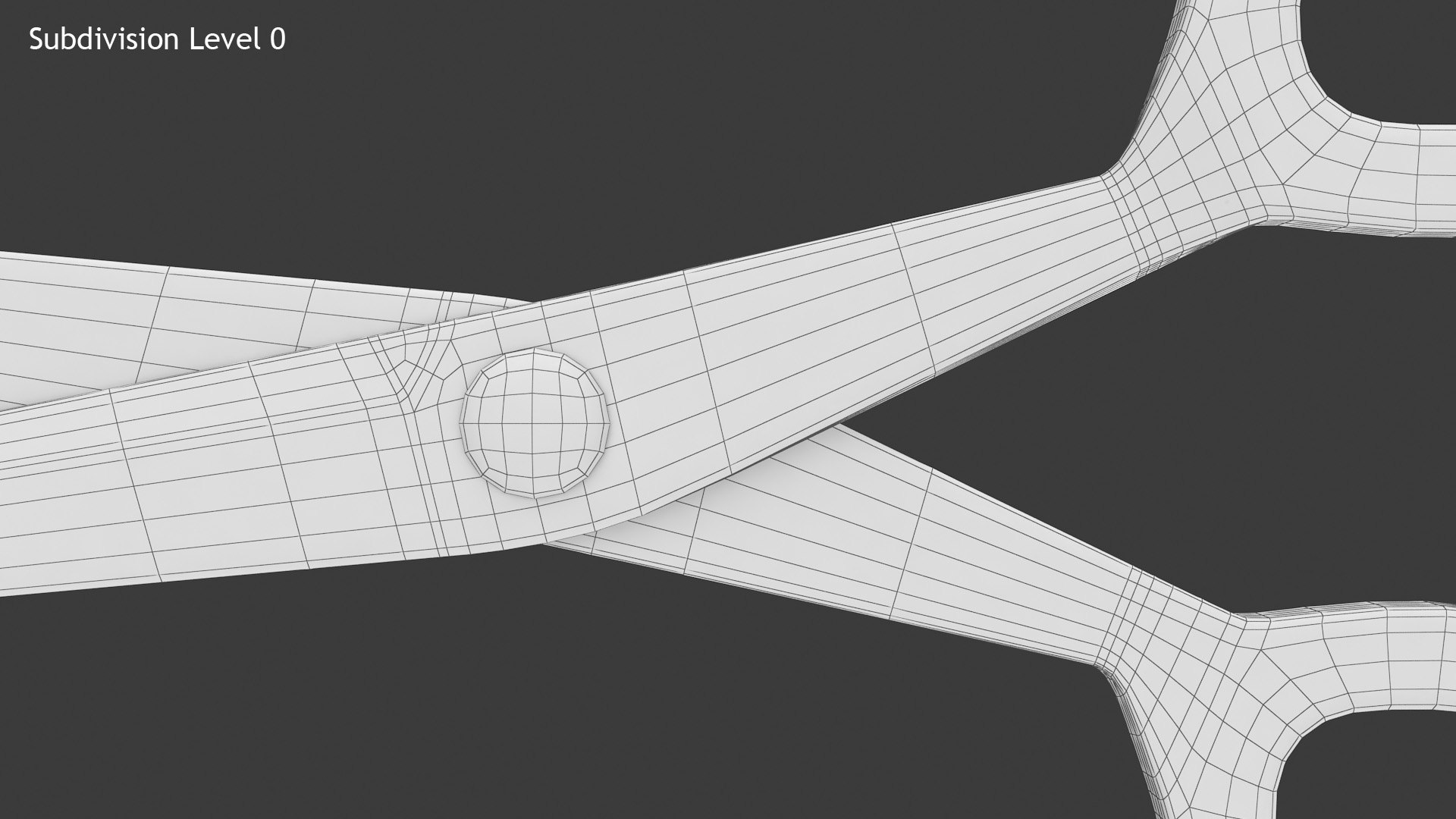 Chrome Scissors 3D Model - TurboSquid 1731448