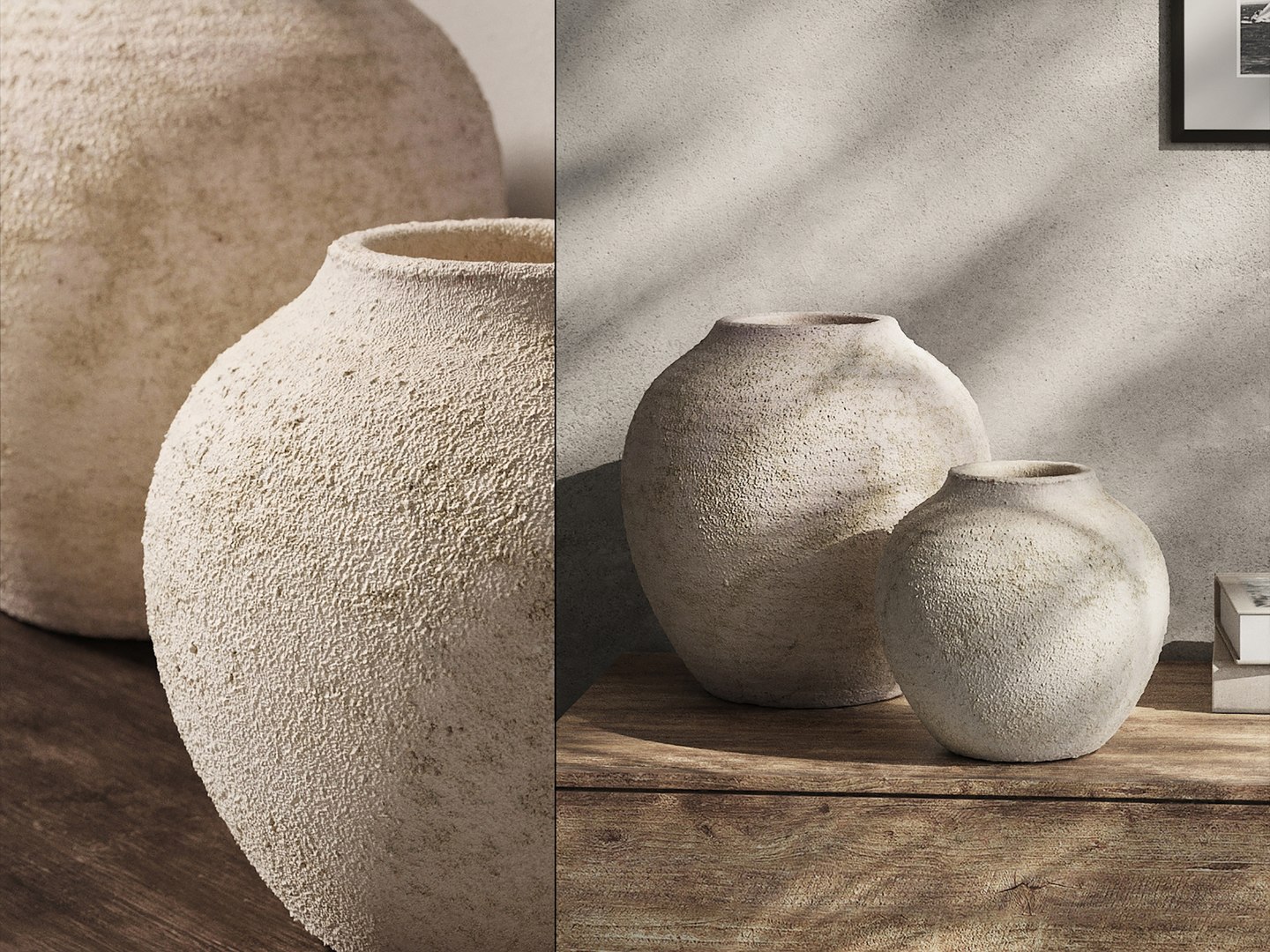 3D Rustic Ceramic Vases Model - TurboSquid 2149043