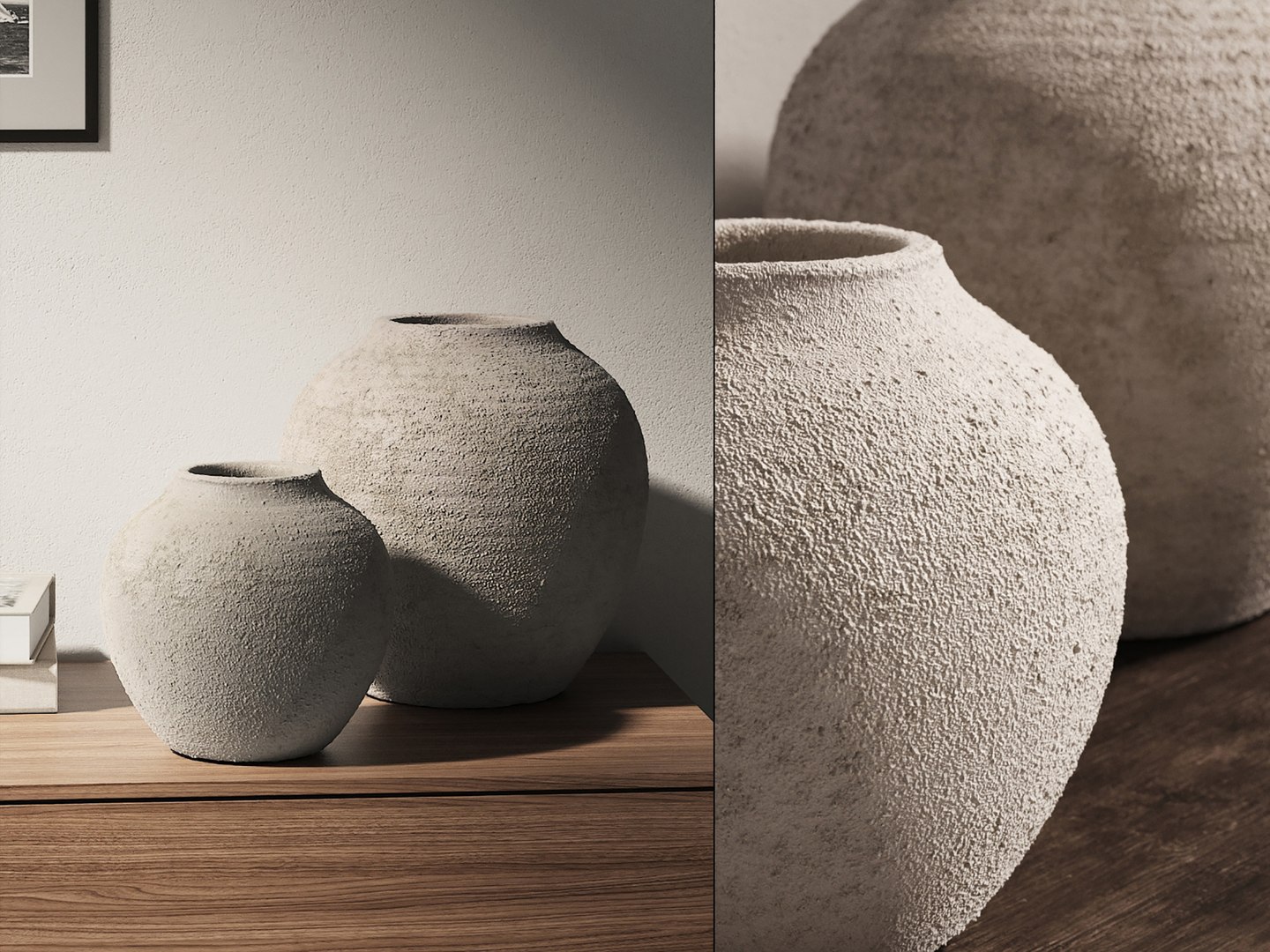 3D Rustic Ceramic Vases Model - TurboSquid 2149043