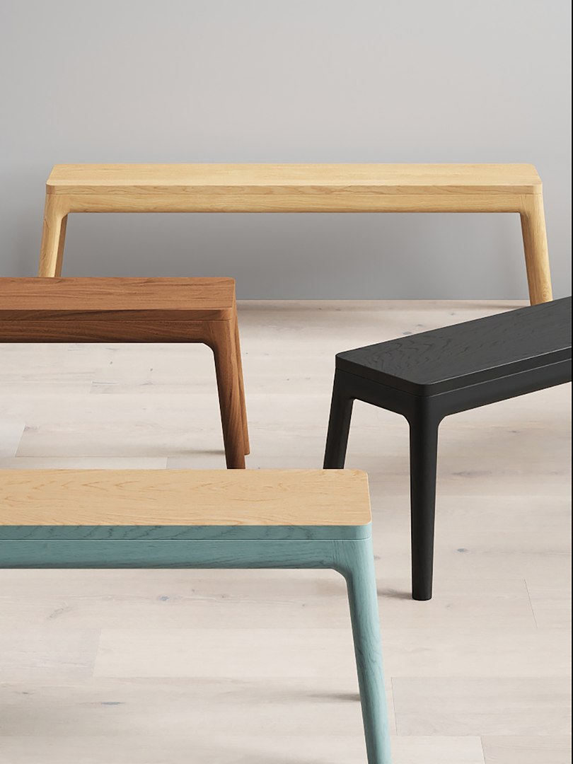 E8 Bench Wooden Seat 3D Model - TurboSquid 2155188