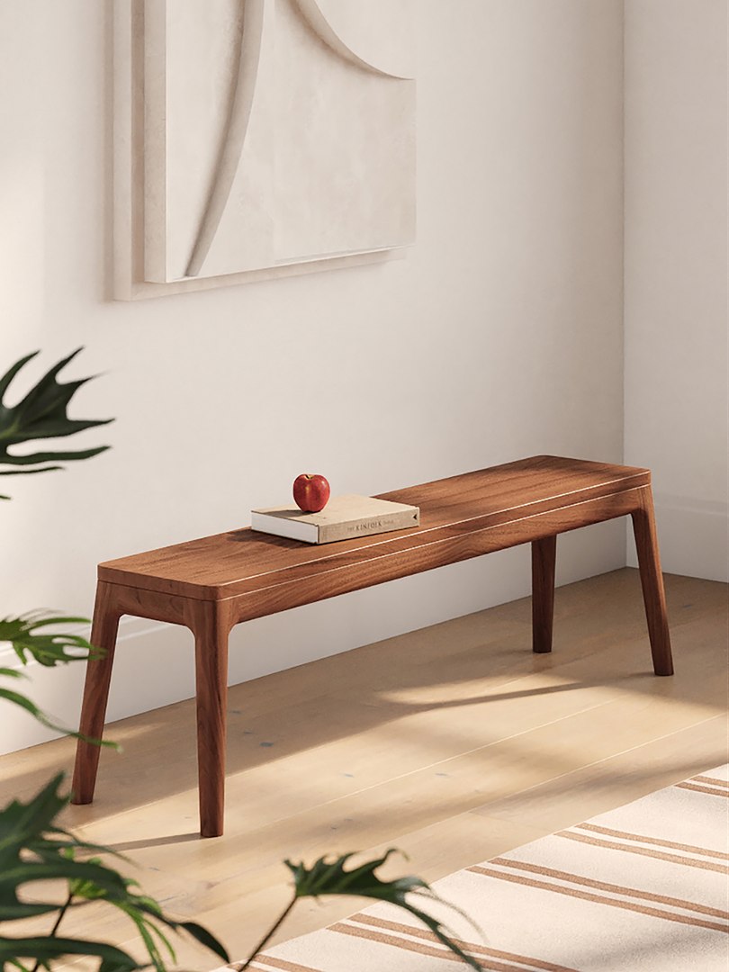 E8 Bench Wooden Seat 3D Model - TurboSquid 2155188