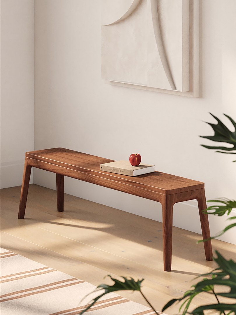 E8 Bench Wooden Seat 3D Model - TurboSquid 2155188