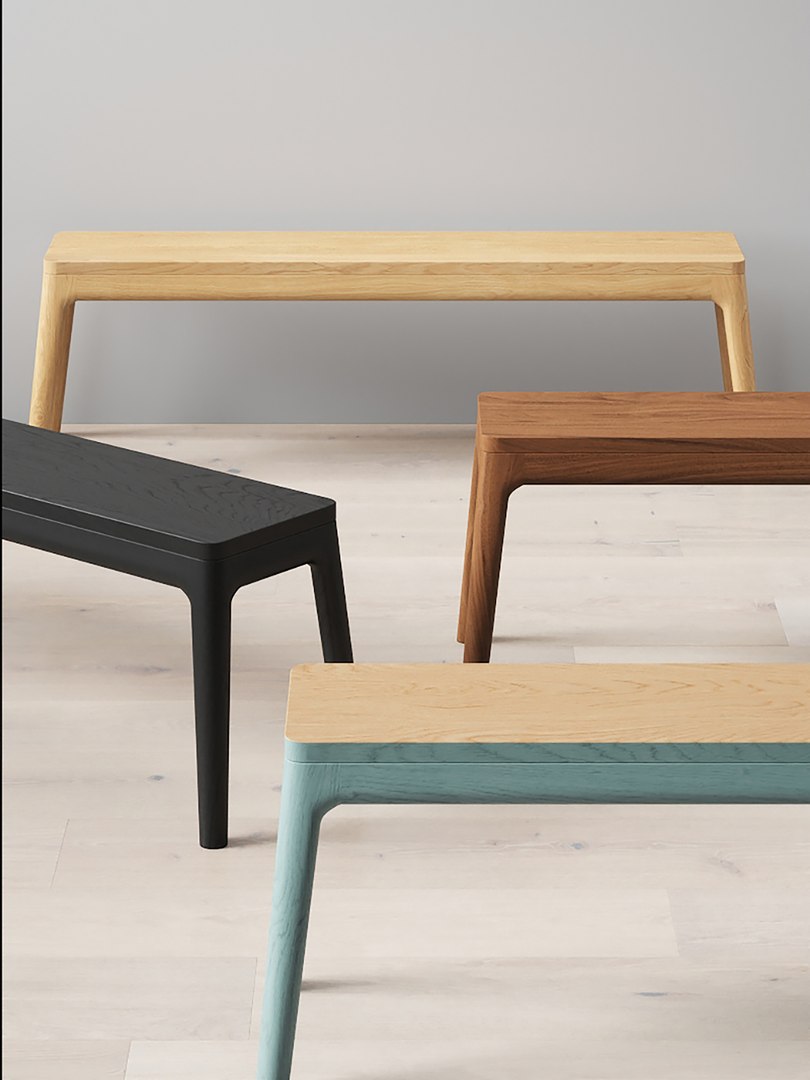 E8 Bench Wooden Seat 3D Model - TurboSquid 2155188