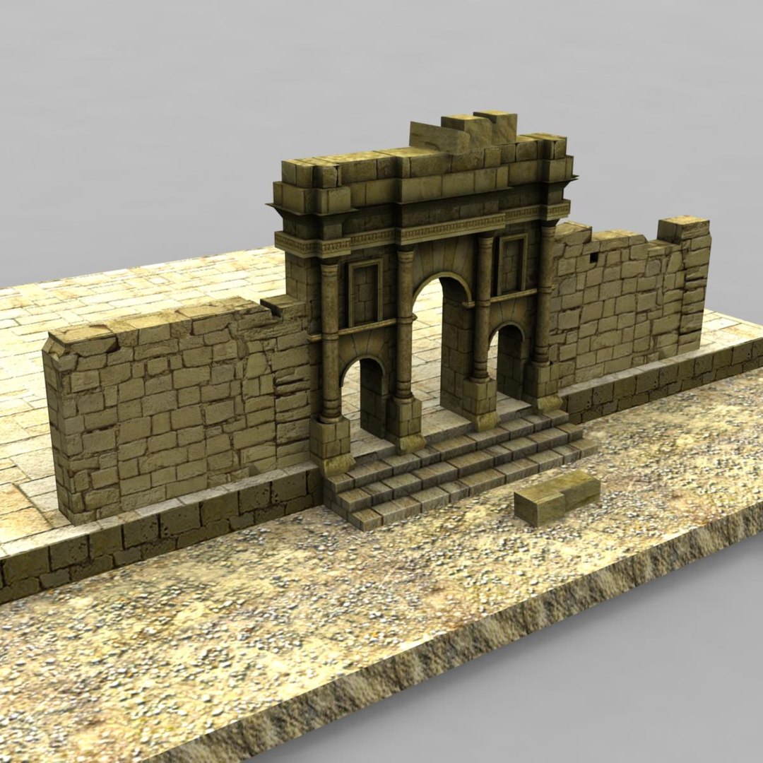 3d Model Ruins