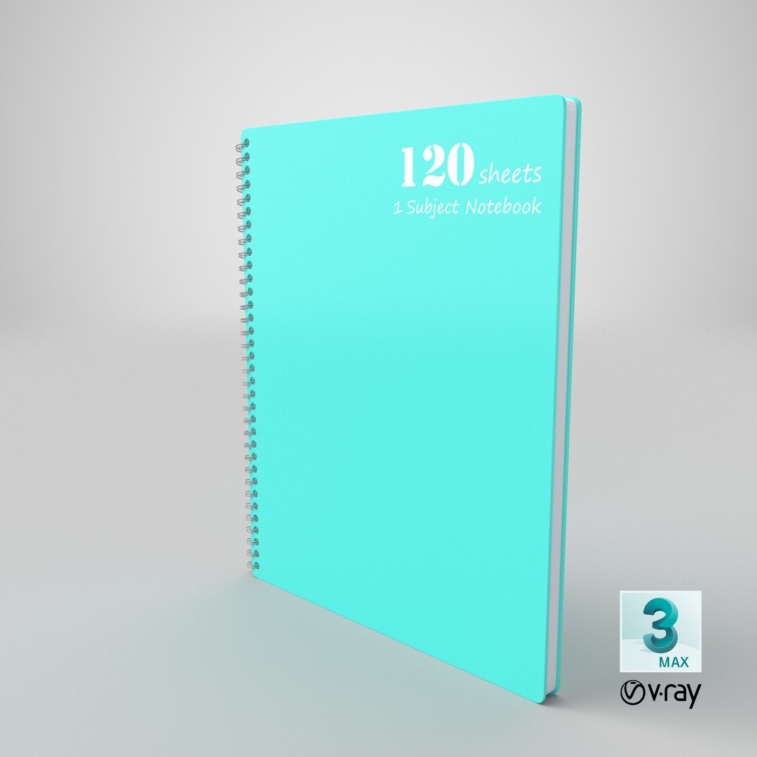3D Note Book - TurboSquid 1972216