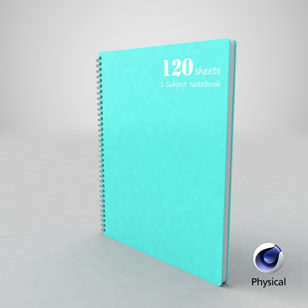 3D Note Book - TurboSquid 1972216