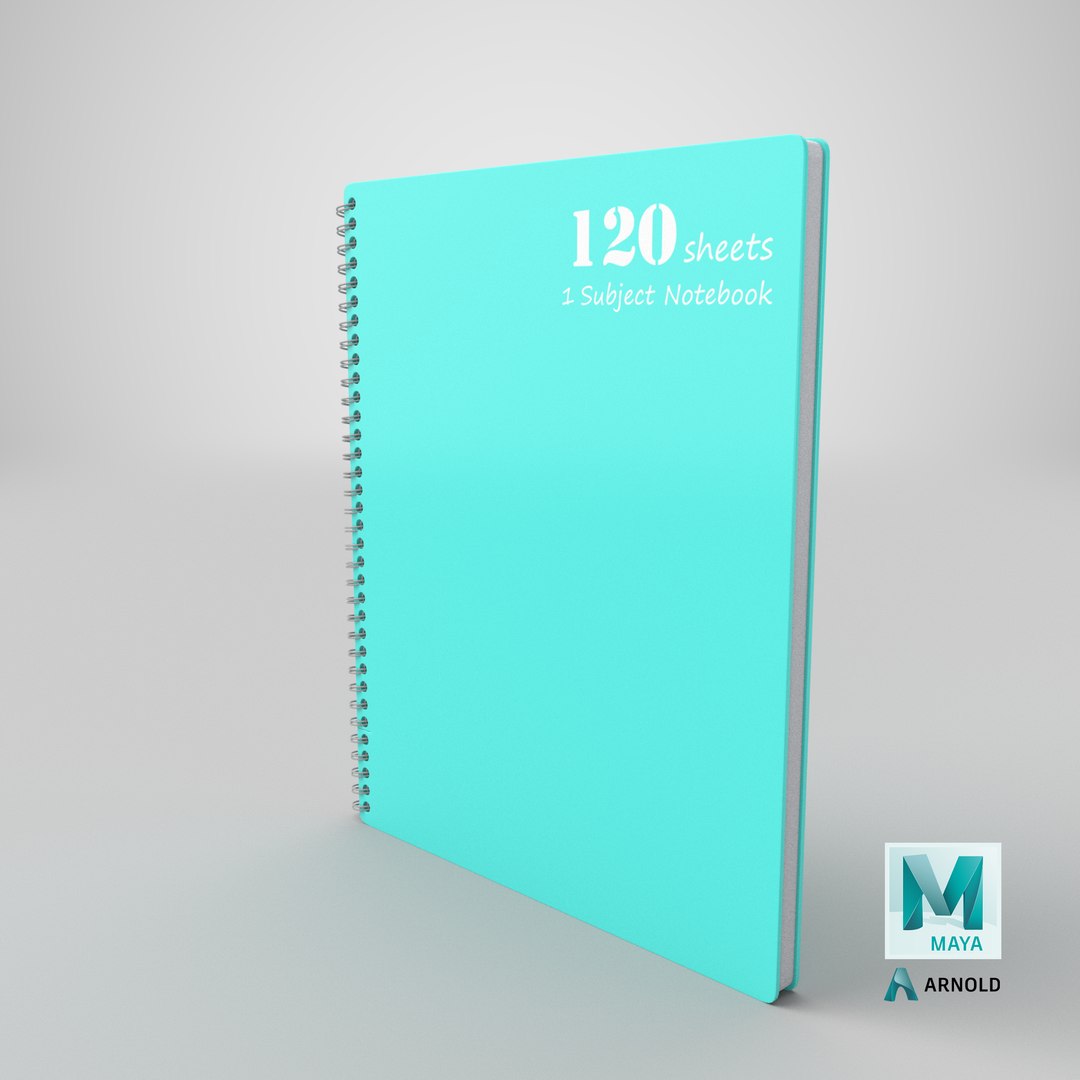 3D Note Book - TurboSquid 1972216