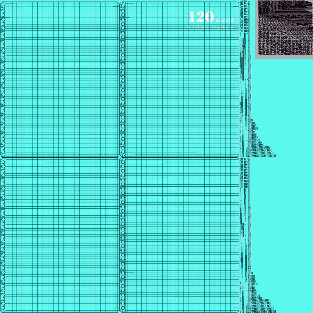 3D Note Book - TurboSquid 1972216