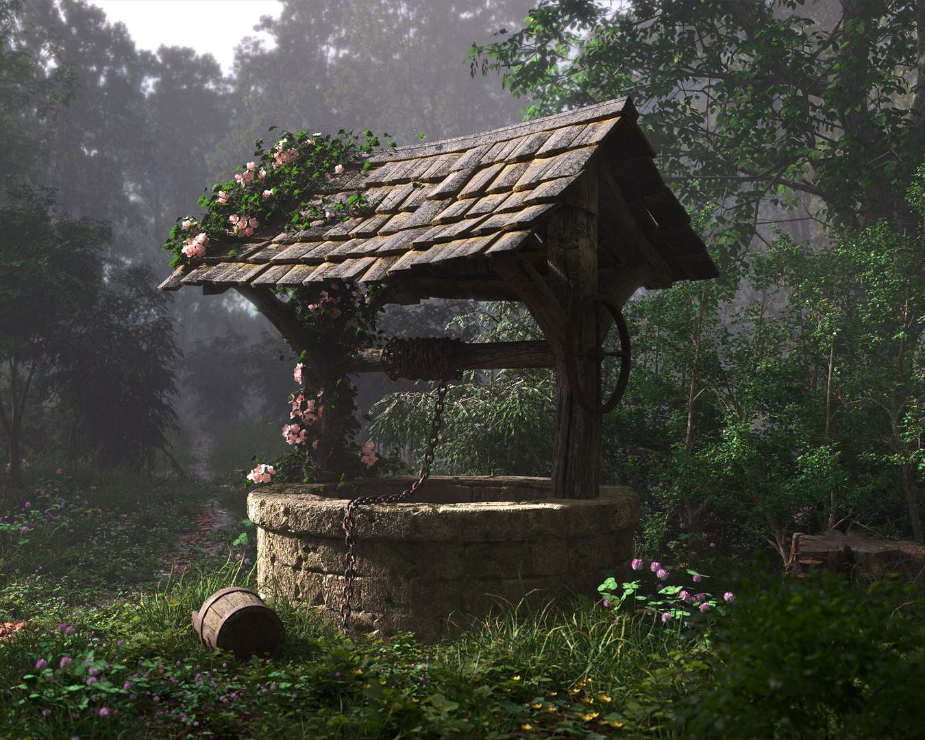 Water Well 3D Model - TurboSquid 1878094