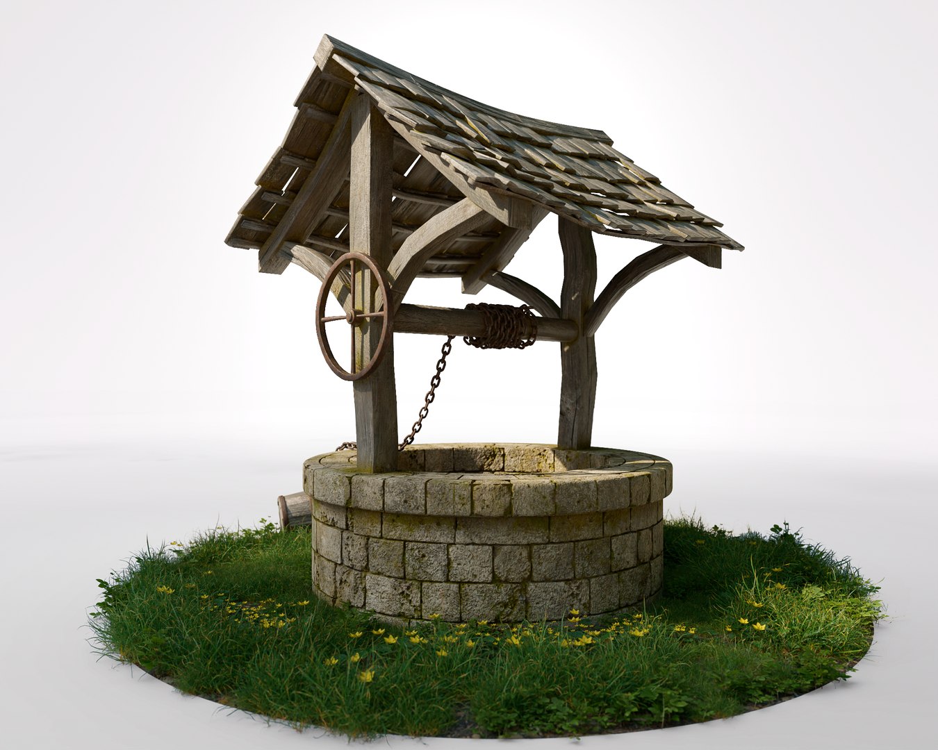 Water Well 3D Model - TurboSquid 1878094