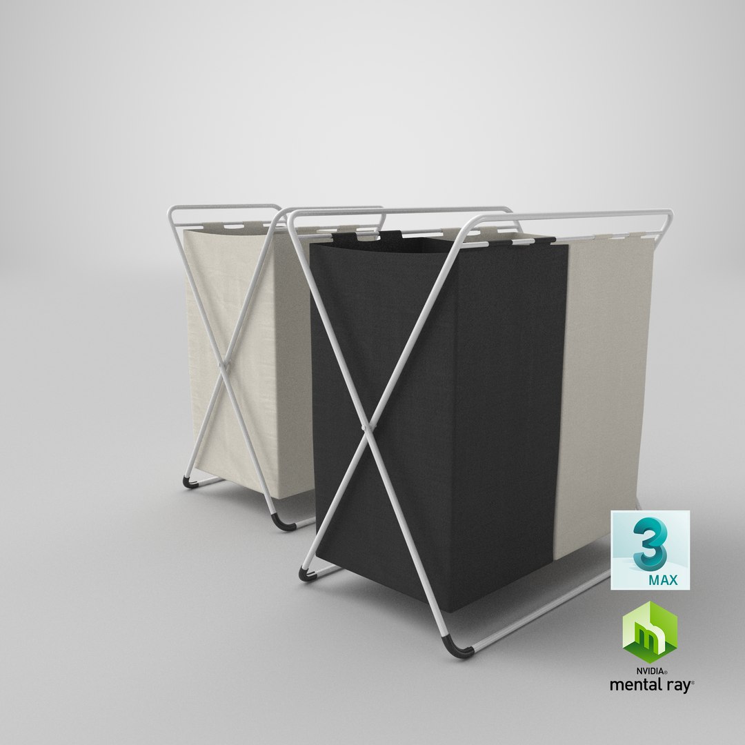 3D Laundry Hamper Collection Model - TurboSquid 2025987