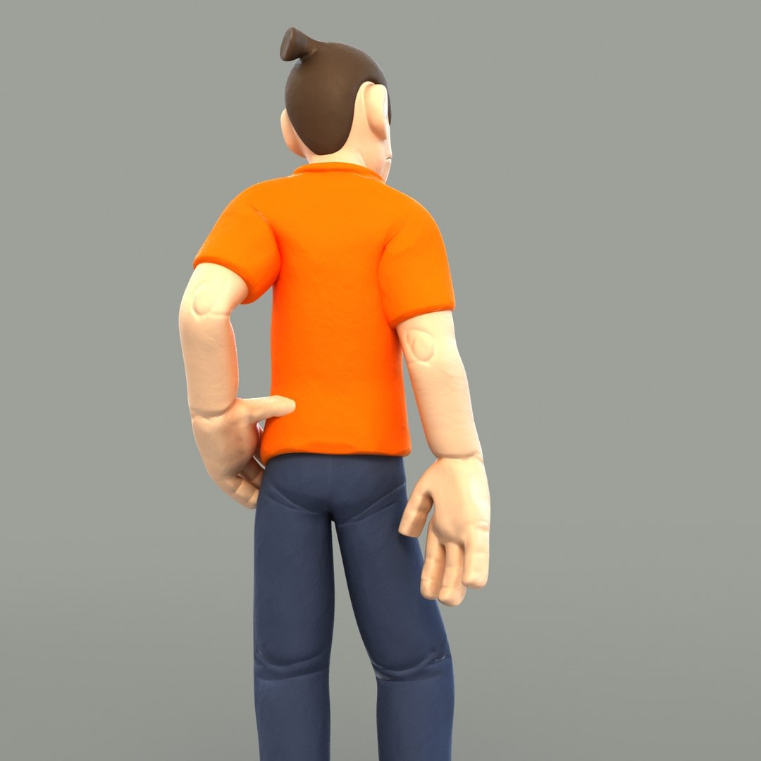 Max Clayman Cartoon Character