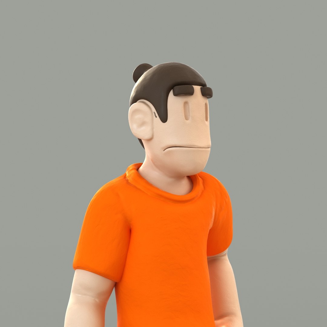 Max Clayman Cartoon Character