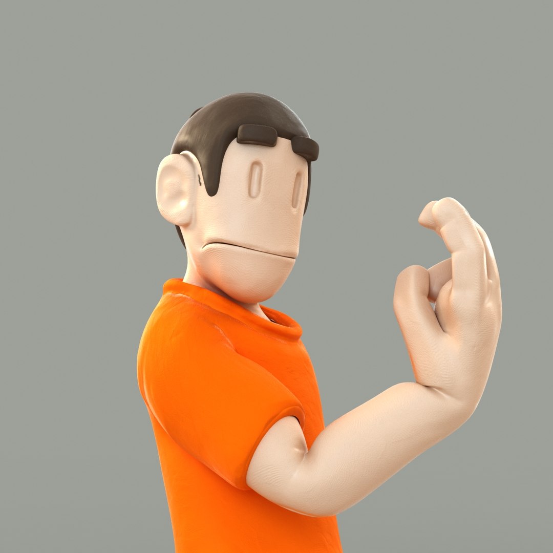 Max Clayman Cartoon Character