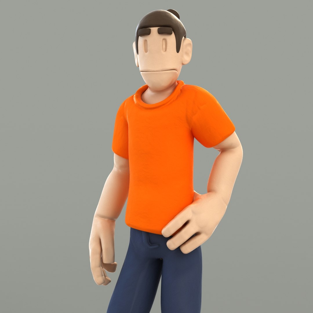 Max Clayman Cartoon Character