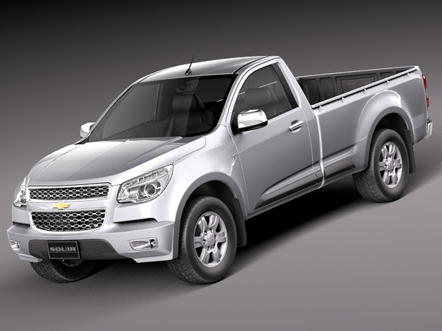 3d Model Chevrolet Colorado 2012 Pickup