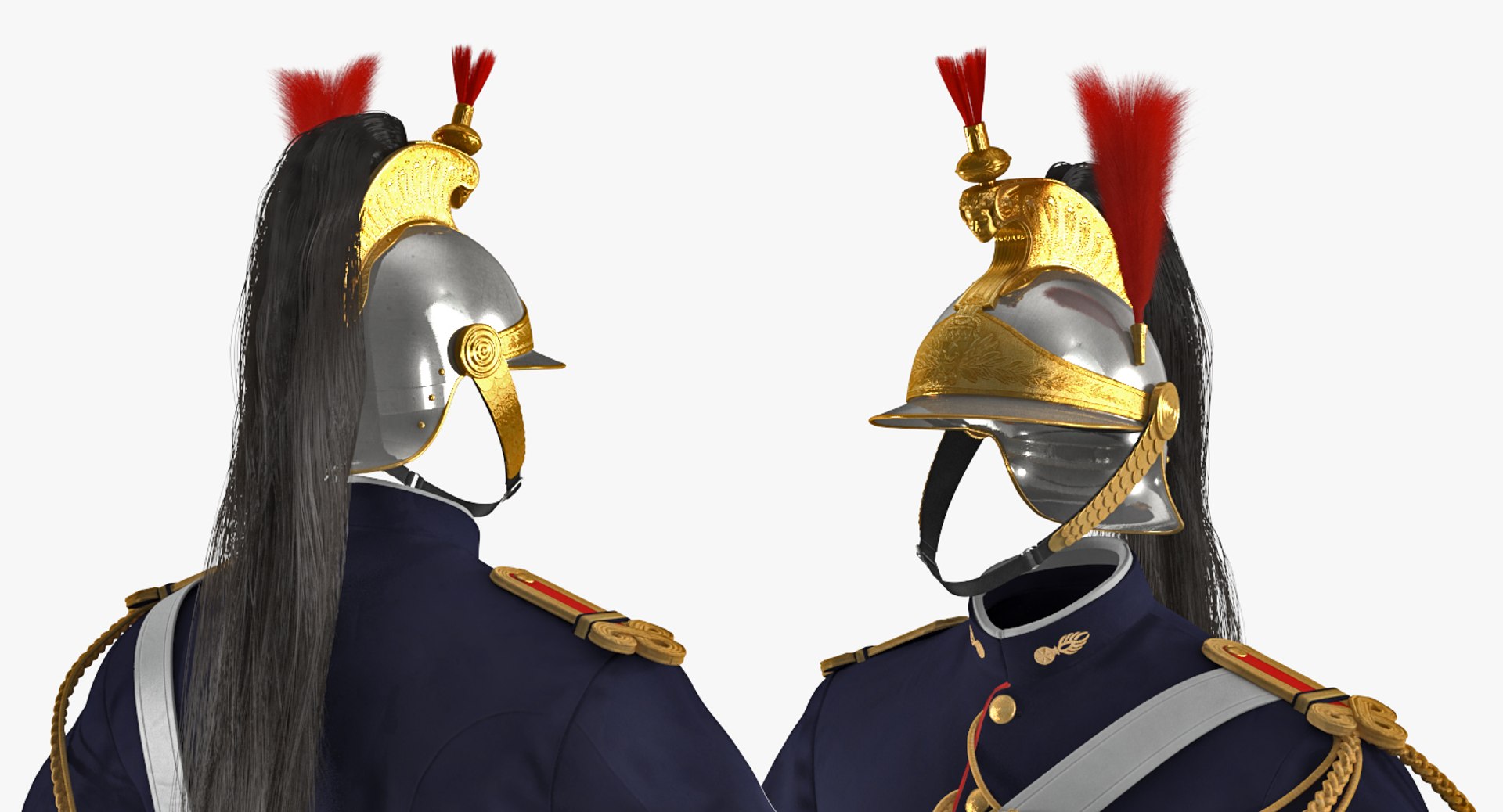 French Republican Guard Uniform Model - TurboSquid 1191756