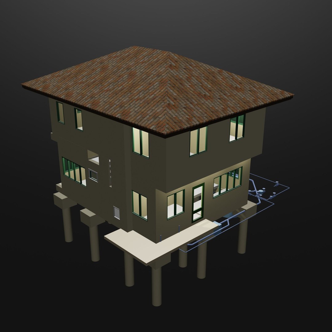 3D House Under Construction Model - TurboSquid 1958579