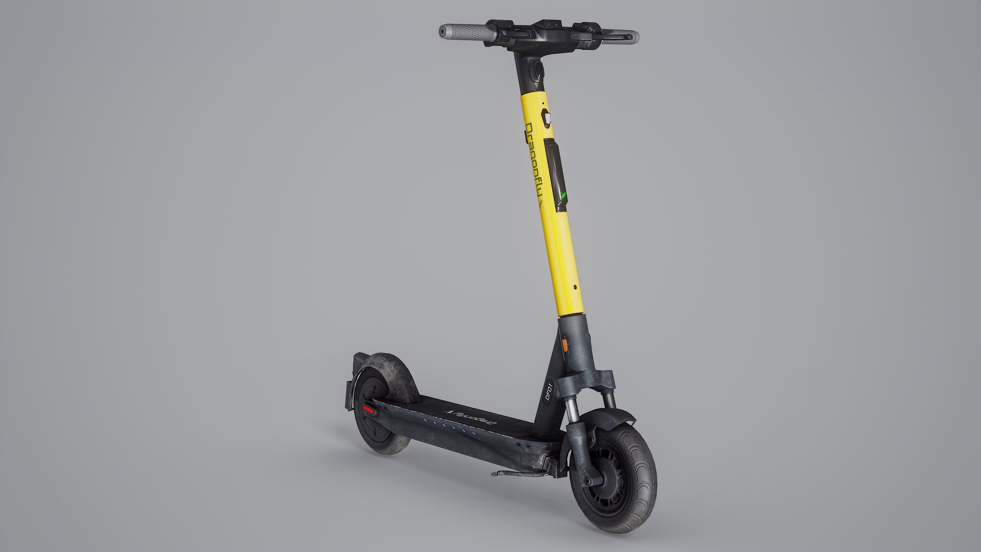 3D Animated City E-Scooter PBR - TurboSquid 2092238