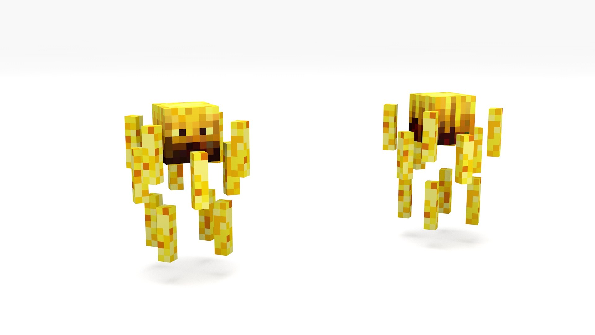 3D Blaze Minecraft Model - TurboSquid 2347225