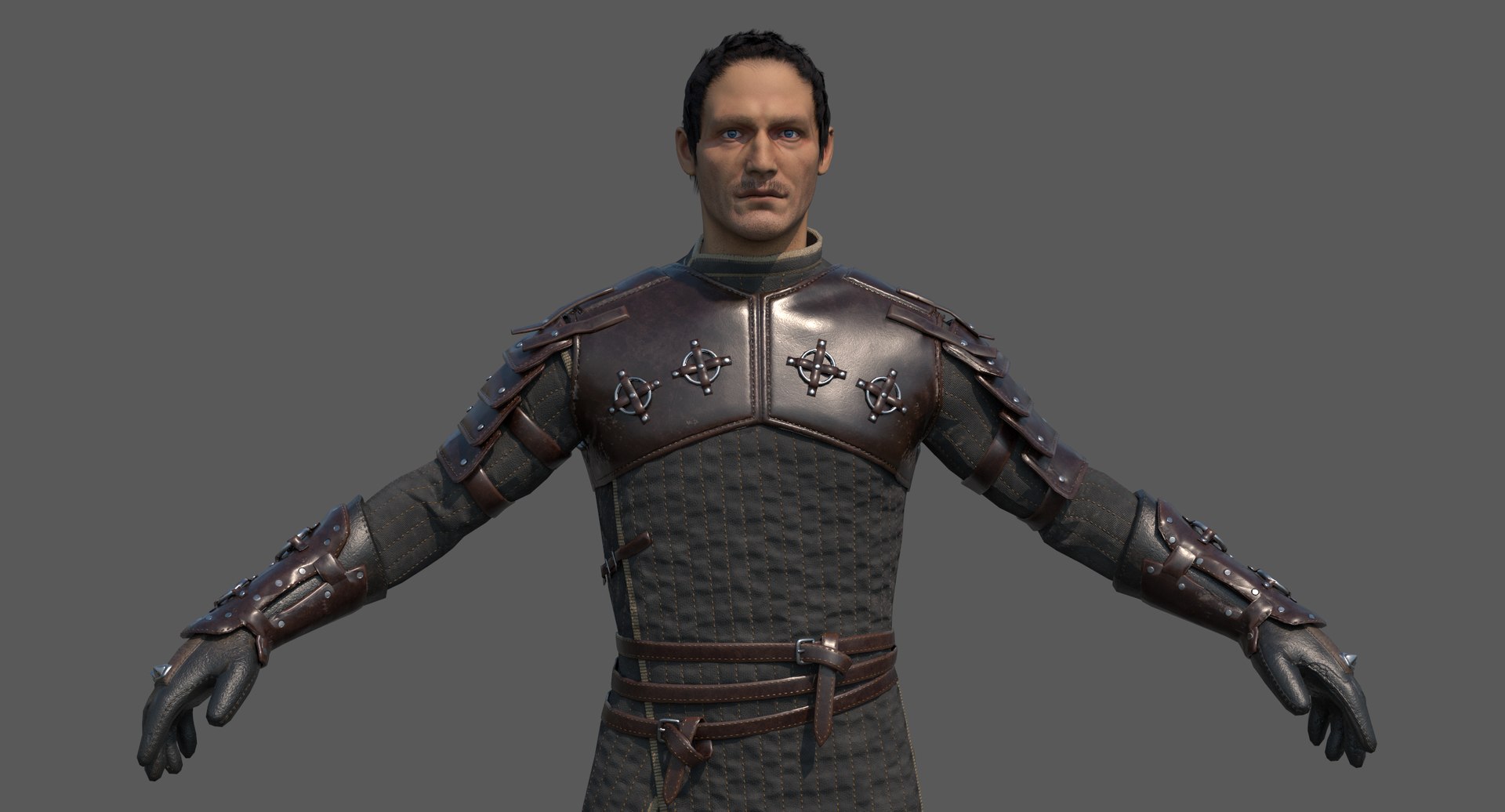 Medieval squire warrior 3D model - TurboSquid 1681175