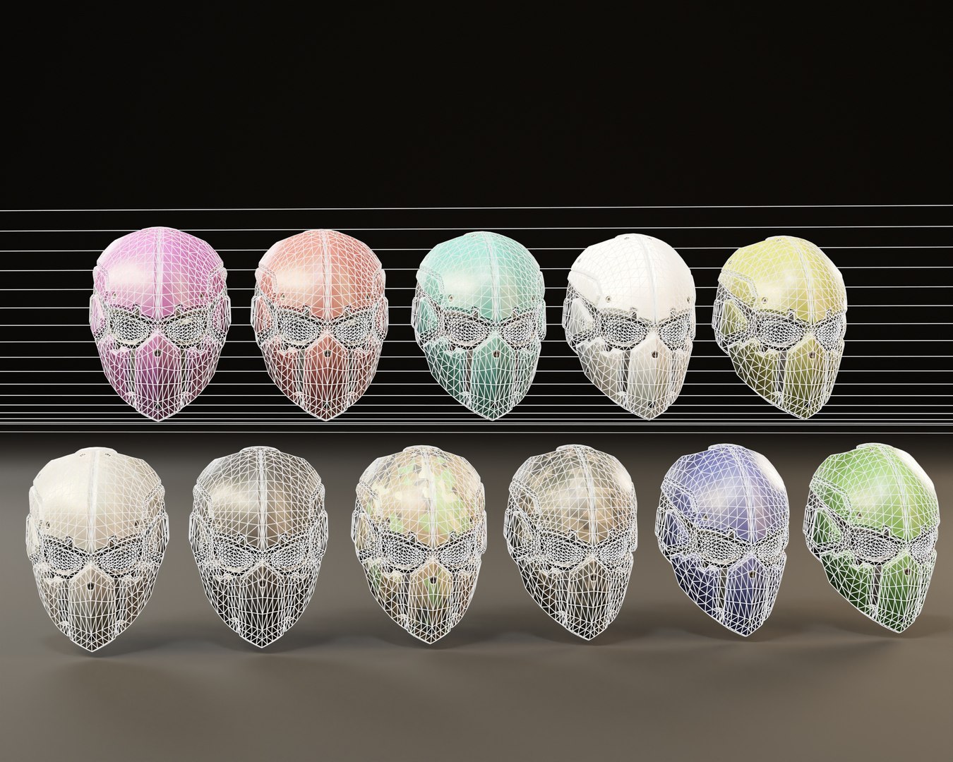 3D Sci-Fi Tactical Mask Model - TurboSquid 2403692