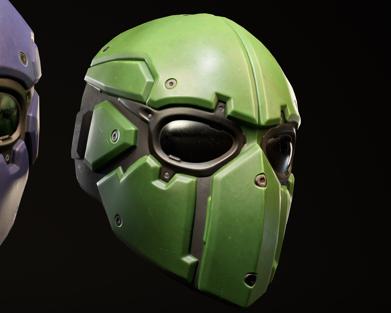 3D Sci-Fi Tactical Mask Model - TurboSquid 2403692