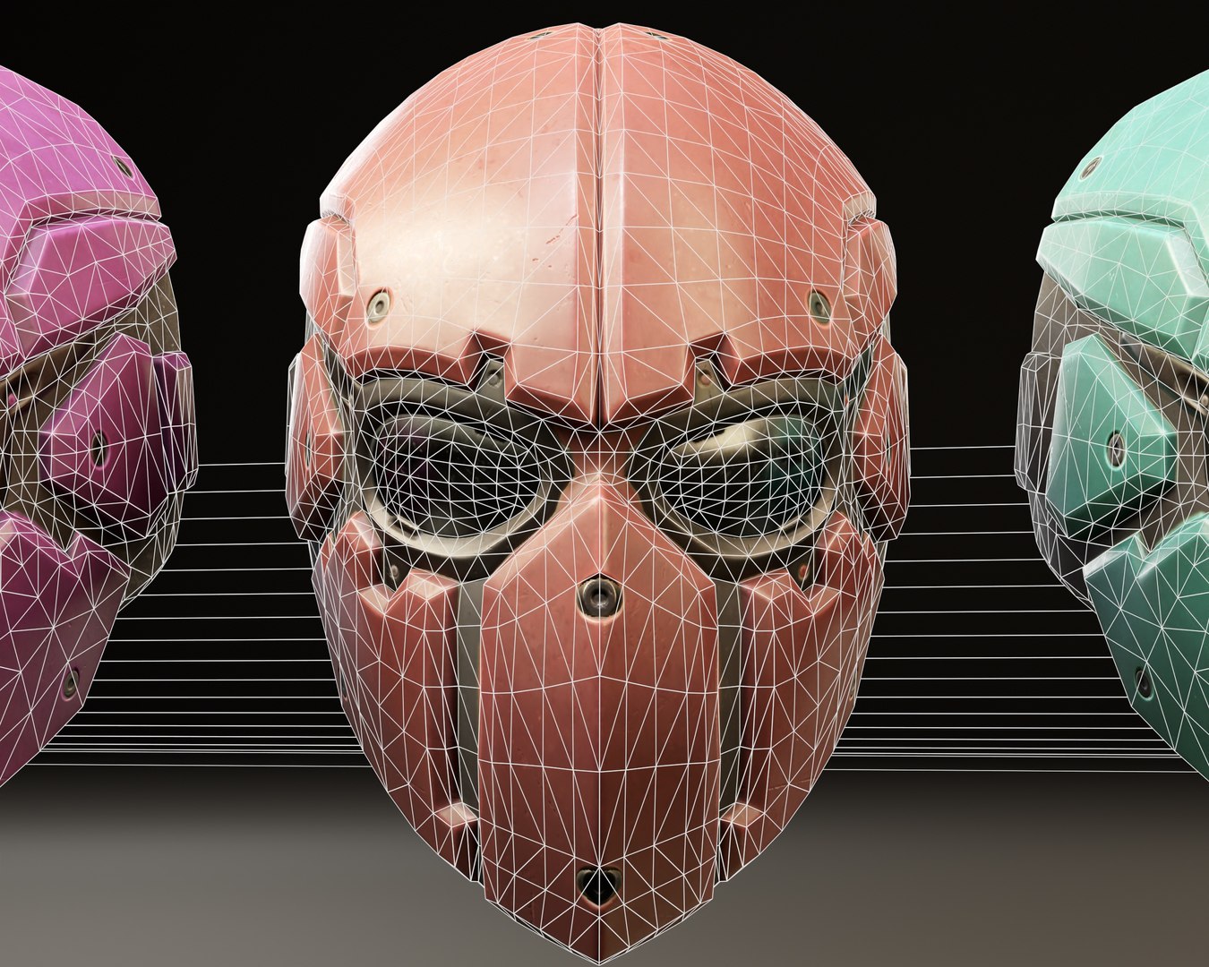3D Sci-Fi Tactical Mask Model - TurboSquid 2403692