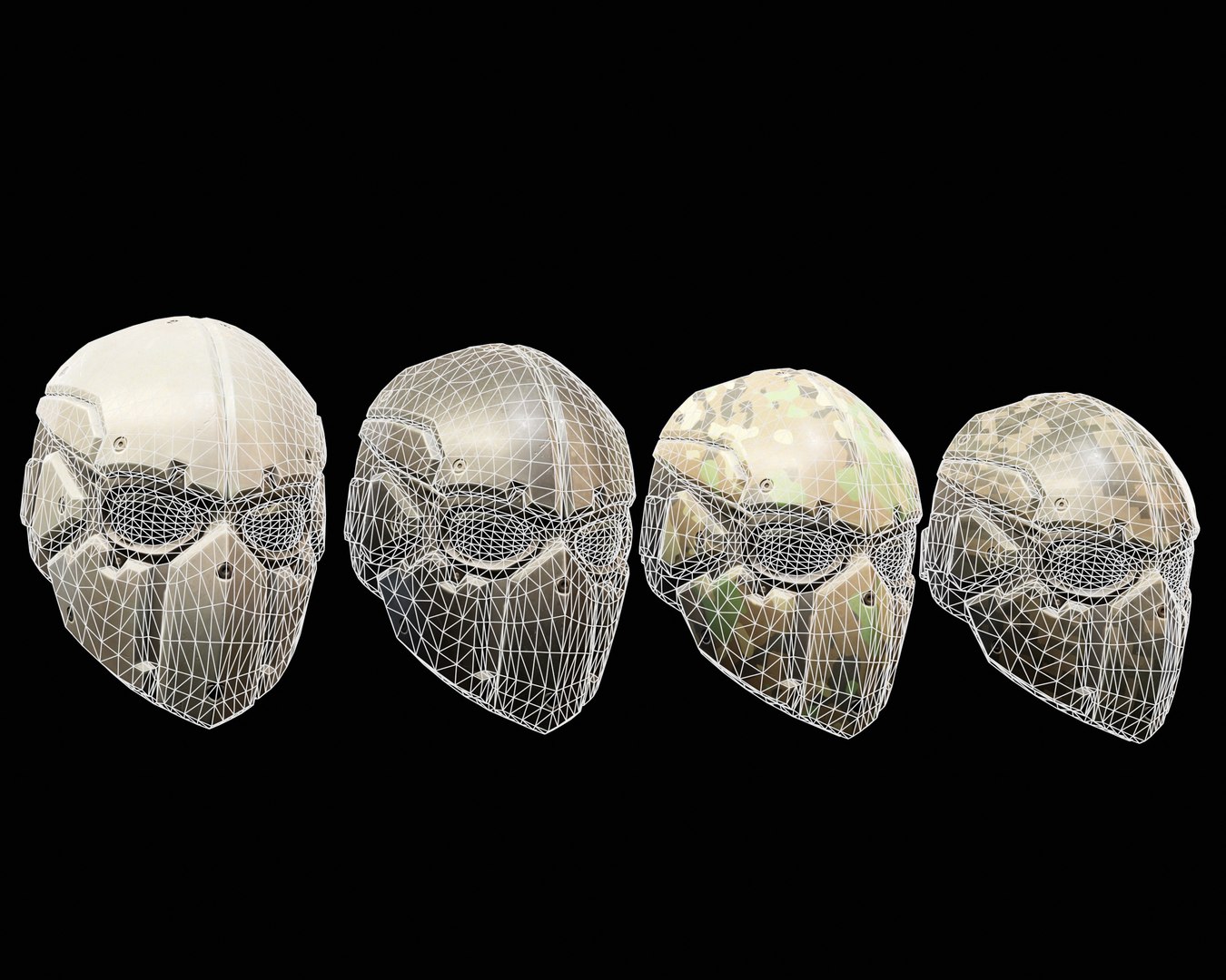 3D Sci-Fi Tactical Mask Model - TurboSquid 2403692