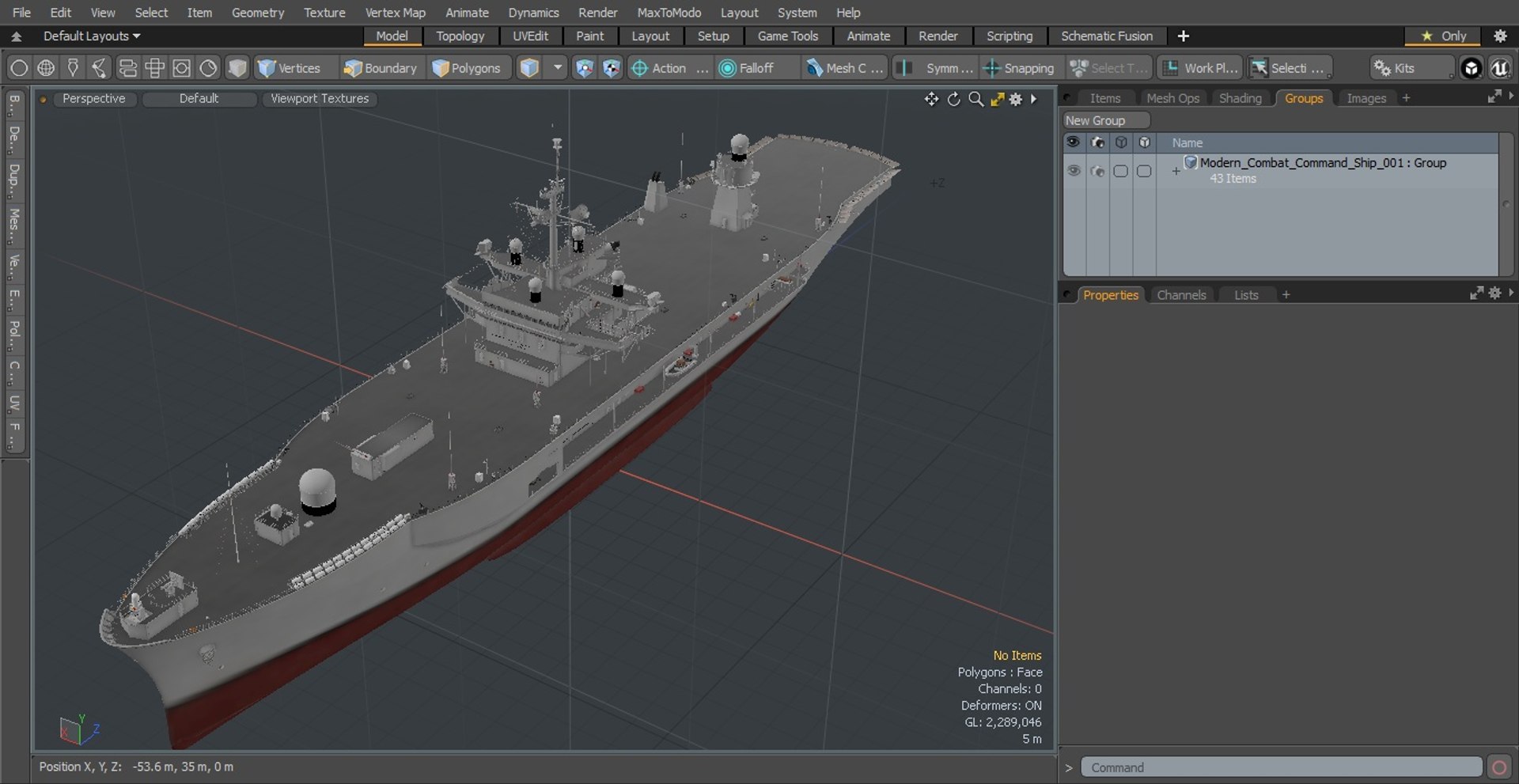 Modern Combat Command Ship 3D model - TurboSquid 2015712