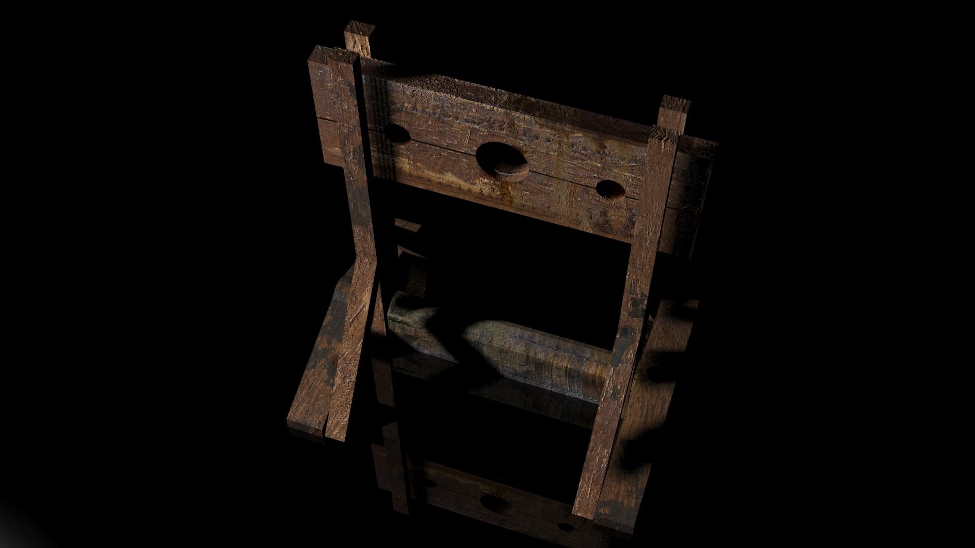 Pillory 200 Polygons 3D Model - TurboSquid 1909903