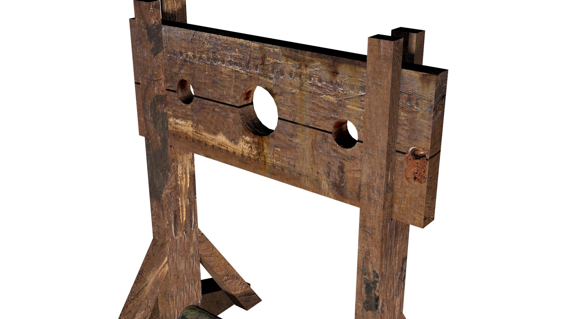 Pillory 200 Polygons 3D Model - TurboSquid 1909903