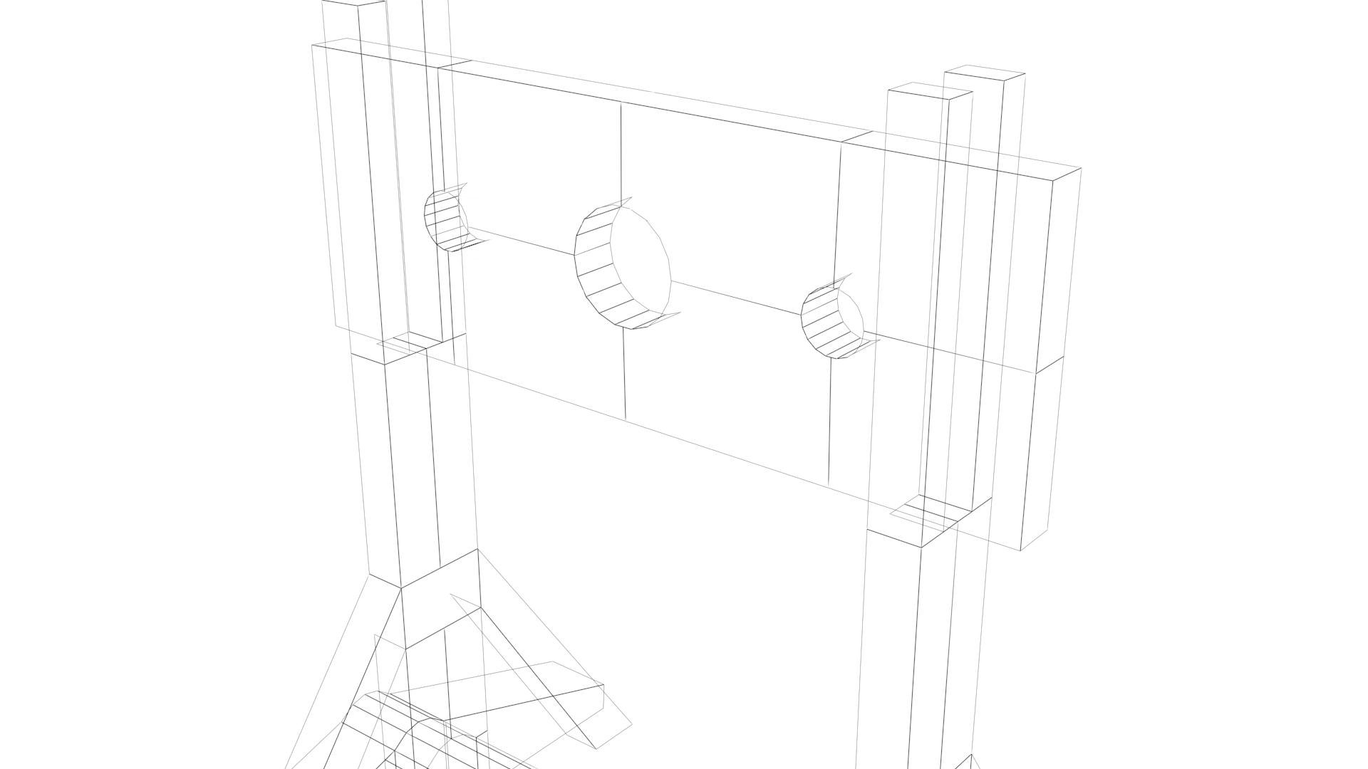 Pillory 200 Polygons 3D Model - TurboSquid 1909903