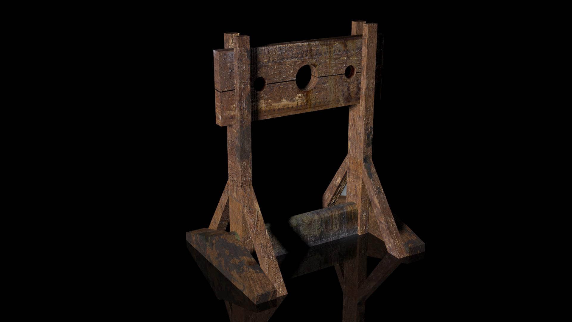 Pillory 200 Polygons 3D Model - TurboSquid 1909903