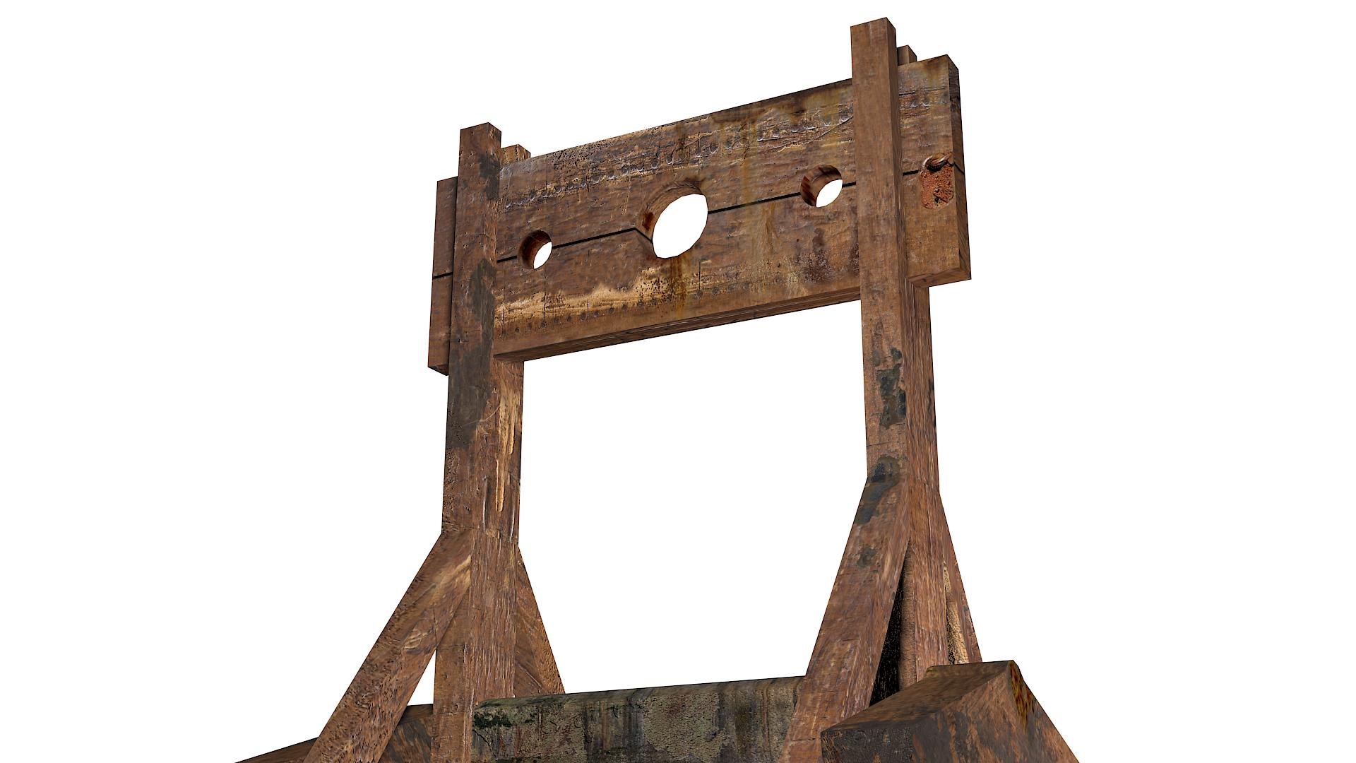 Pillory 200 Polygons 3D Model - TurboSquid 1909903