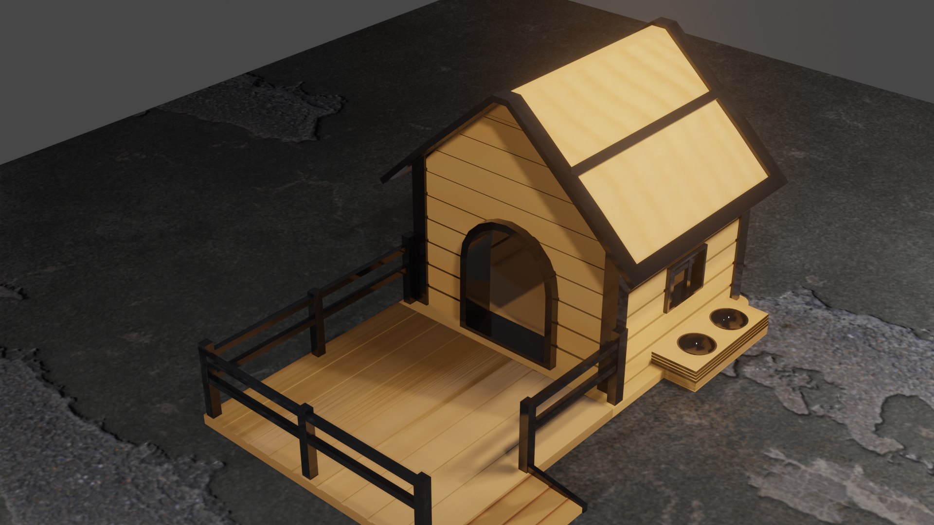 3D Dog House - TurboSquid 1726167