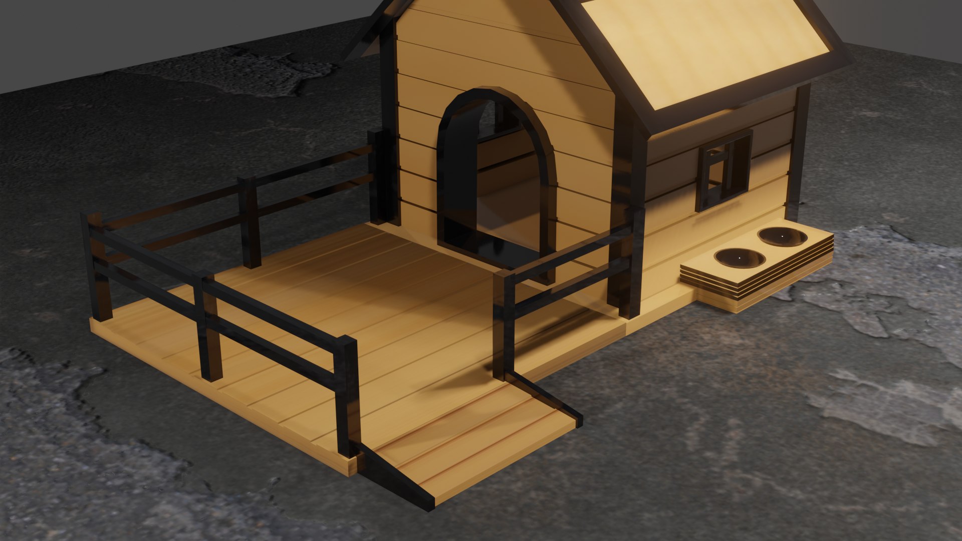 3D Dog House - TurboSquid 1726167