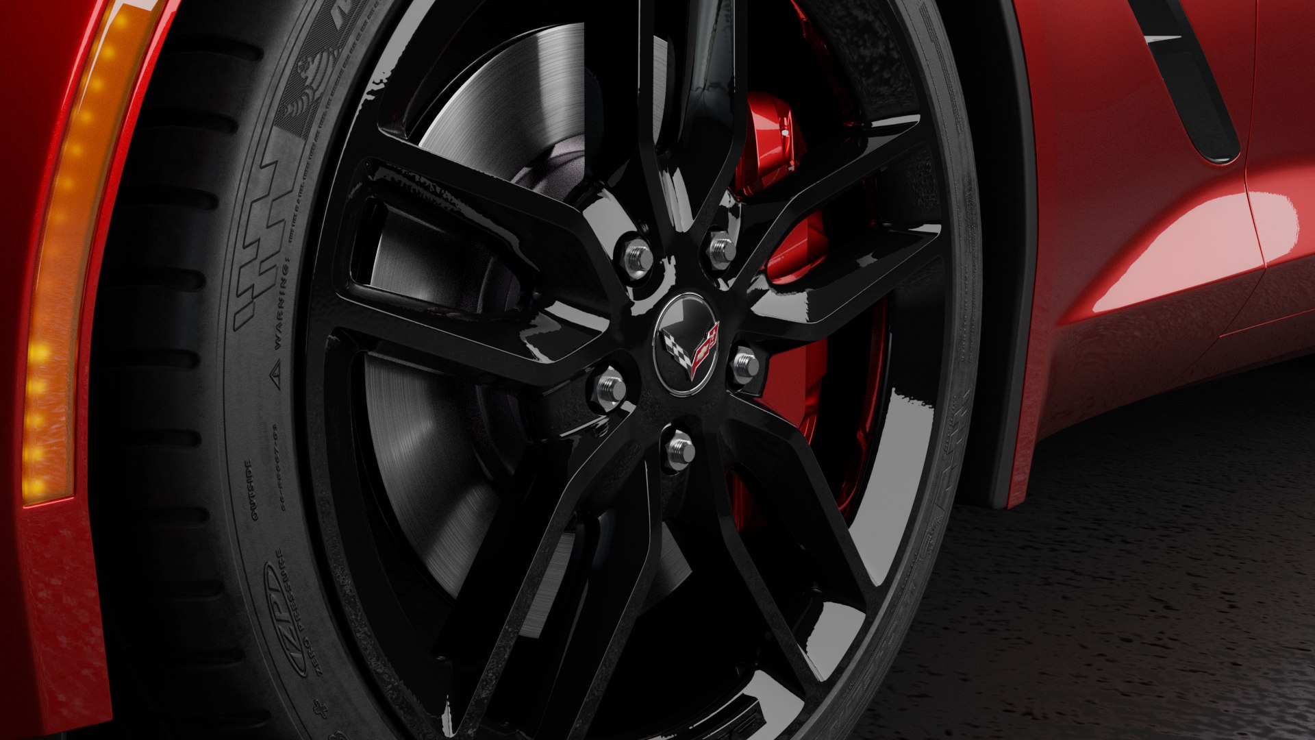 Chevrolet Corvette Stingray C7 3D Model - TurboSquid 1473539