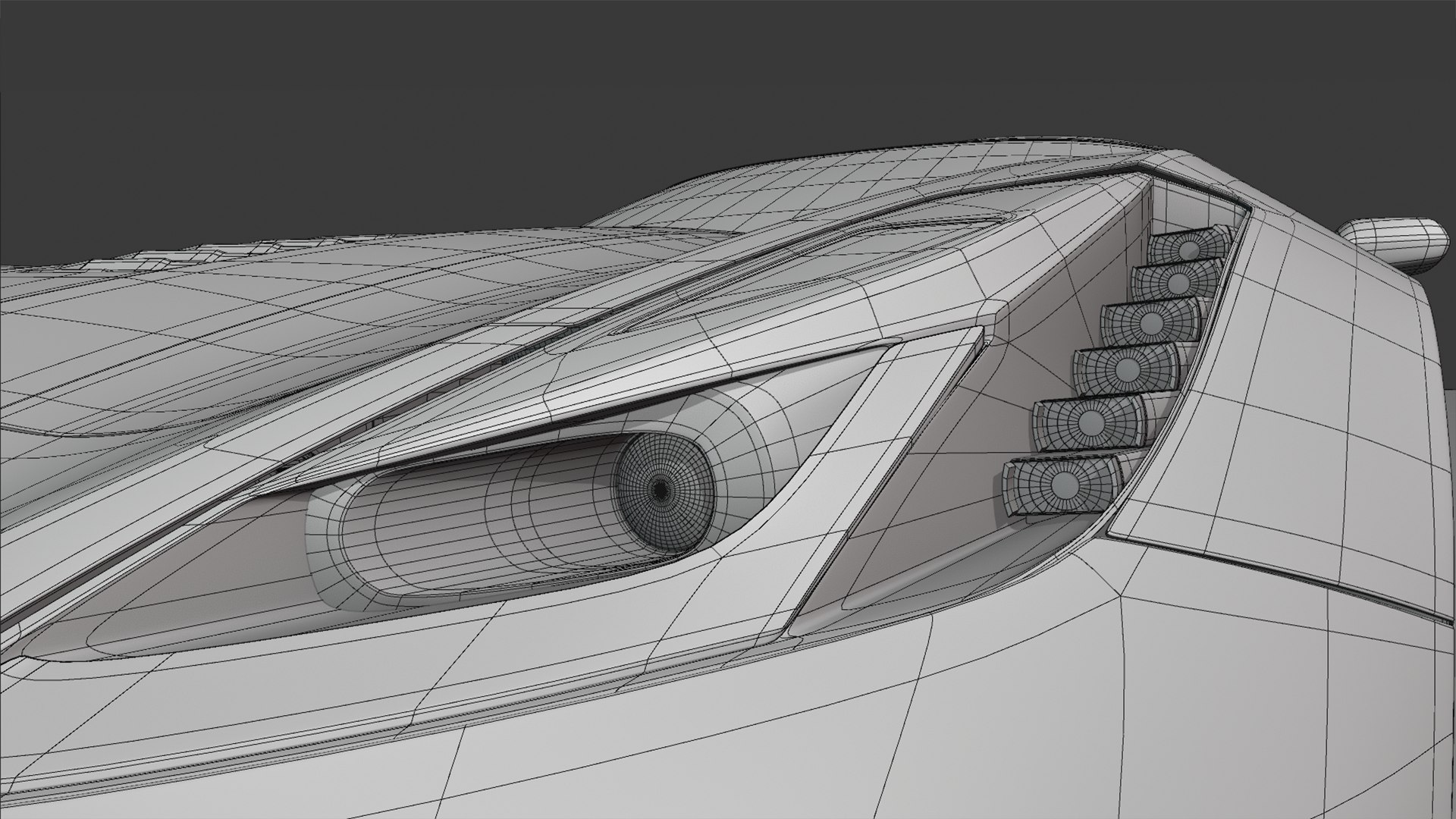 Chevrolet Corvette Stingray C7 3D Model - TurboSquid 1473539