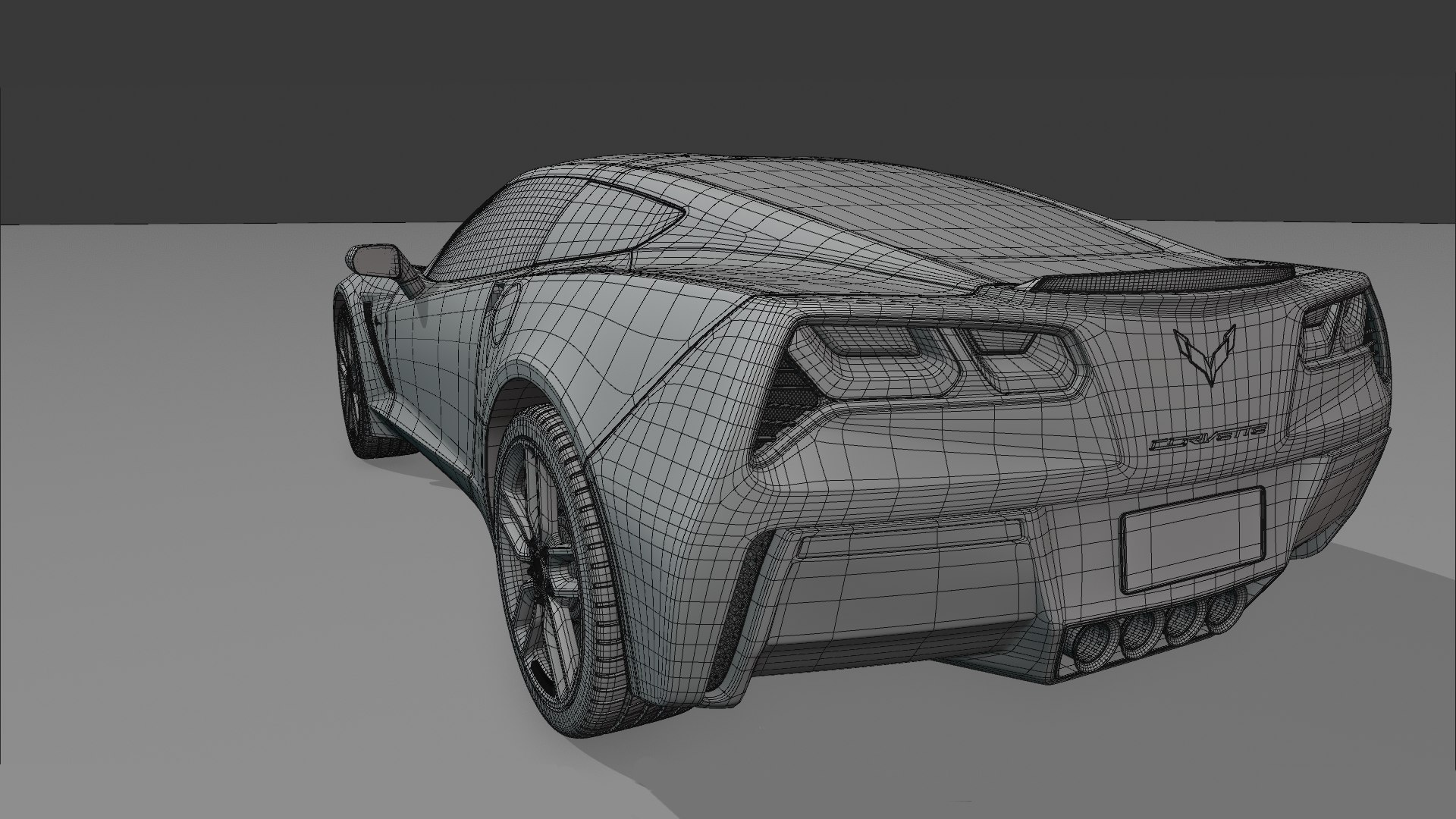 Chevrolet Corvette Stingray C7 3D Model - TurboSquid 1473539